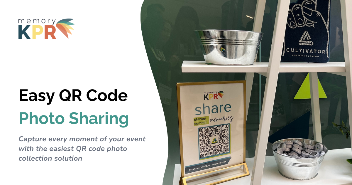 QR Code Photo Sharing for Events — Free to Start | memoryKPR